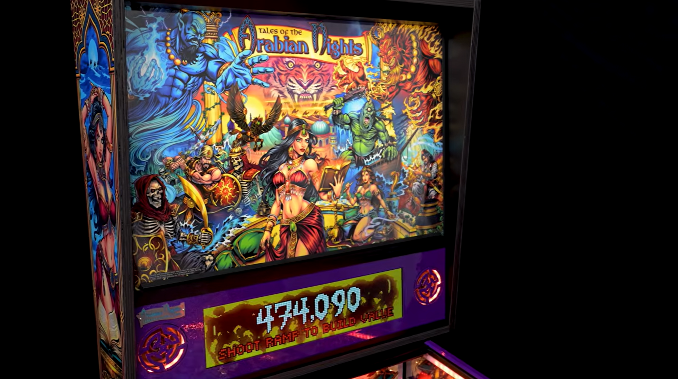 First Video of Tales of the Arabian Nights Remake; Stern Pinball ...
